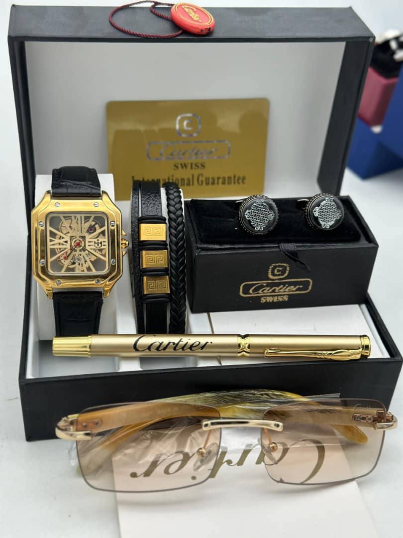 EXCLUSIVE CARTIER LEATHER MASCULINE SET A - Jewelry Store in Abeokuta ...